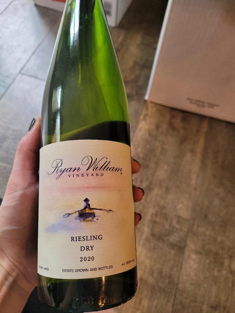 2020 Ryan William Vineyard Dry Riesling Ryan William Vineyard, USA, New ...