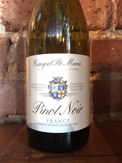2015 Campet Ste. Marie Pinot Noir, France, Languedoc Roussillon, Vin de ...