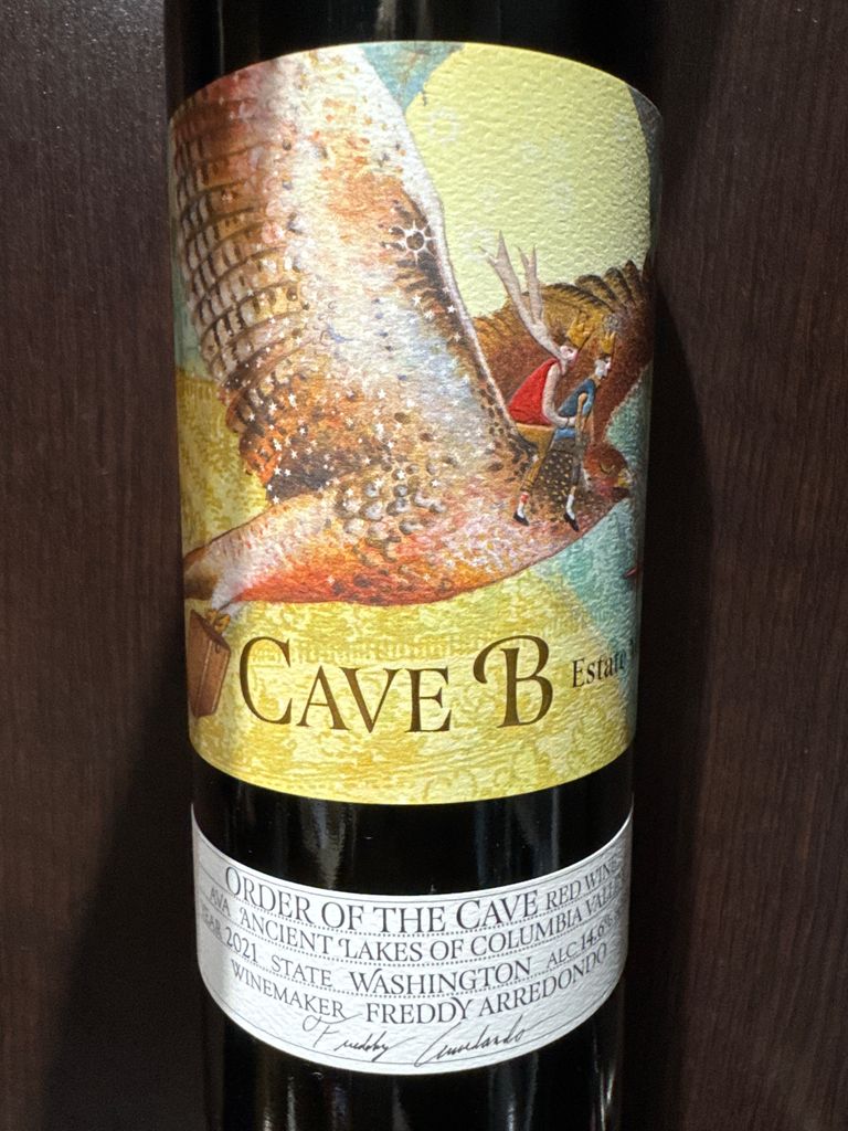 2021 Cave B Estate Winery Order of the Cave, USA, Washington, Columbia ...