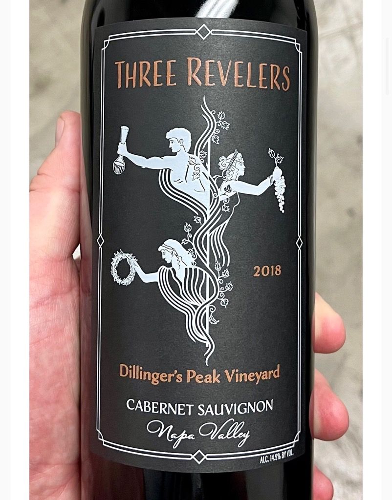 2018 Three Revelers Winery Cabernet Sauvignon Beckstoffer Melrose ...