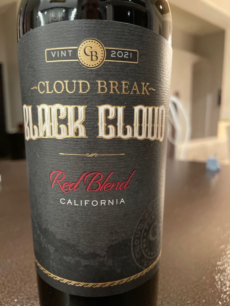 2021 Cloud Break Black Cloud, USA, California, Central Coast - CellarTracker