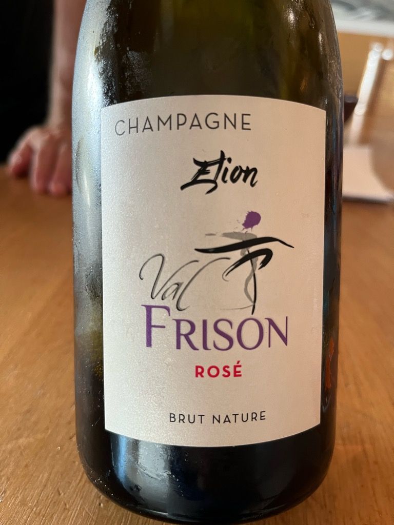 NV Val'Frison Champagne Elion Rosé Brut Nature, France, Champagne ...