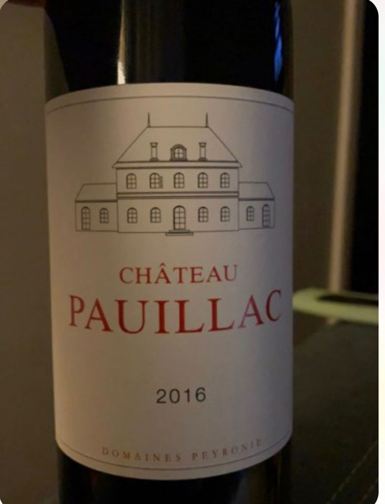2016 Château-Pauillac, France, Bordeaux, Médoc, Pauillac - CellarTracker