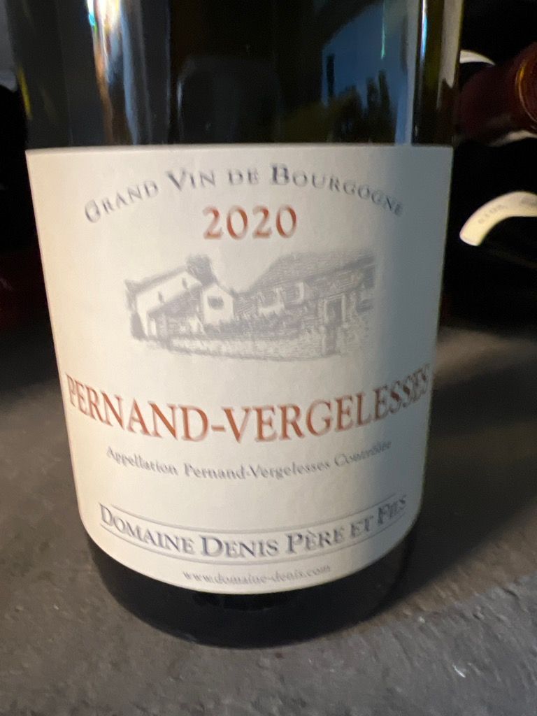 2020 Denis Pere & Fils Pernand-Vergelesses, France, Burgundy, Côte de ...