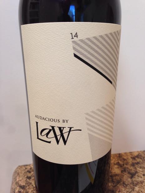 2014 Law Estate Wines Audacious, USA, California, Central Coast, Paso ...