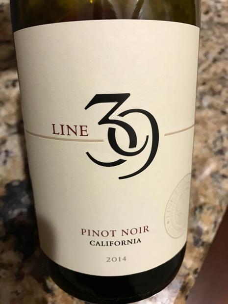 2014 Line 39 Pinot Noir, USA, California, Central Coast - CellarTracker