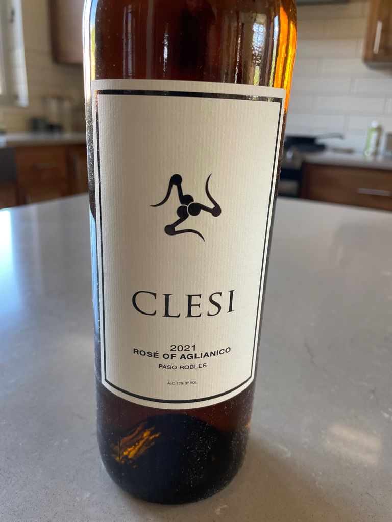 2021 Clesi Aglianico Rosé, USA, California, Central Coast, Paso Robles ...