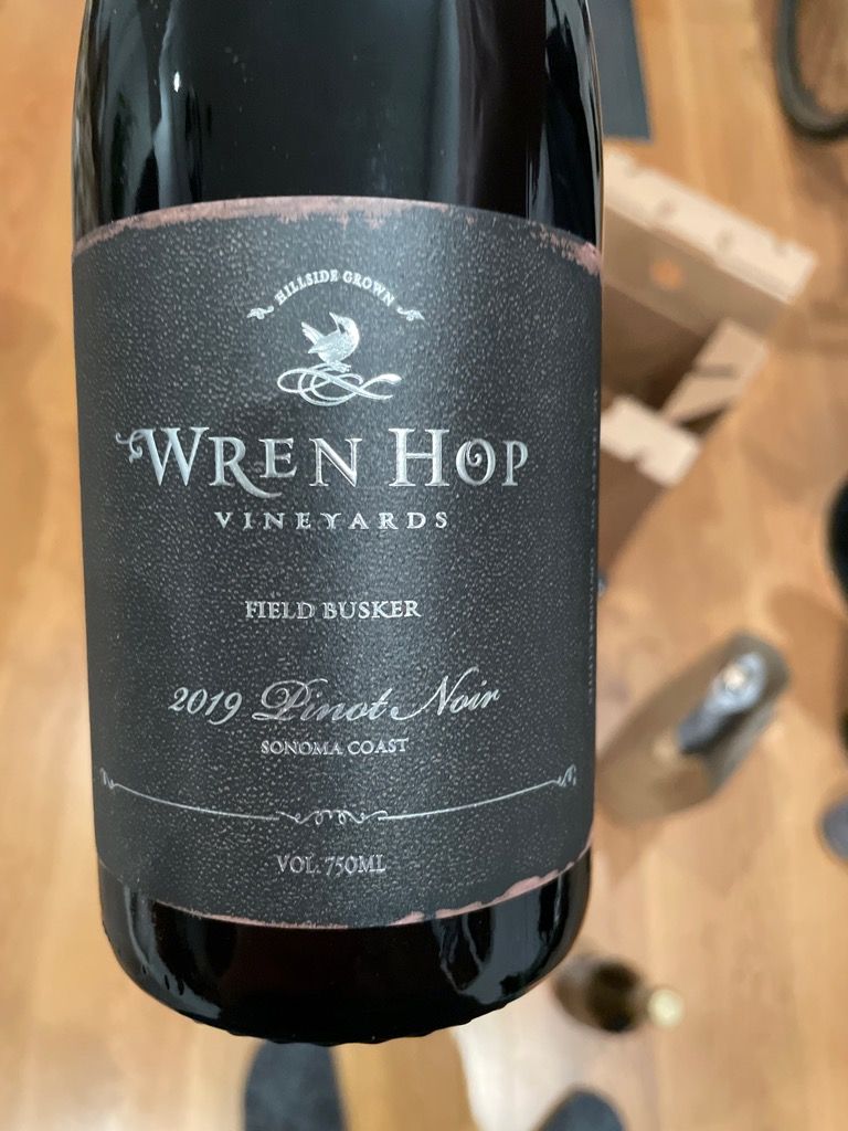 2019 Wren Hop Pinot Noir Field Busker, USA, California, Sonoma County ...