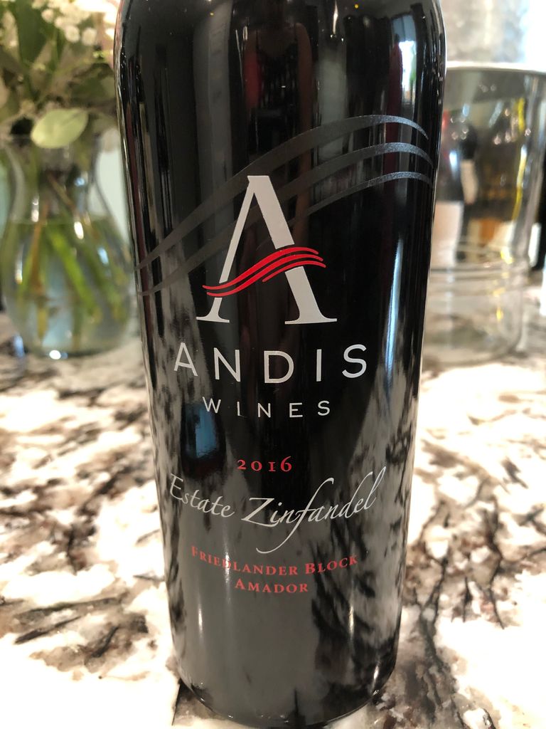 2017 Andis Wines Zinfandel Friedlander Block, USA, California, Sierra ...