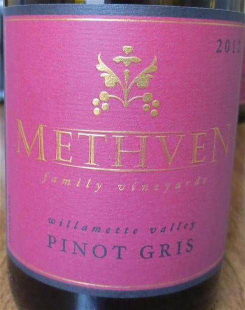 2011 Methven Family Vineyards Pinot Gris, USA, Oregon, Willamette ...