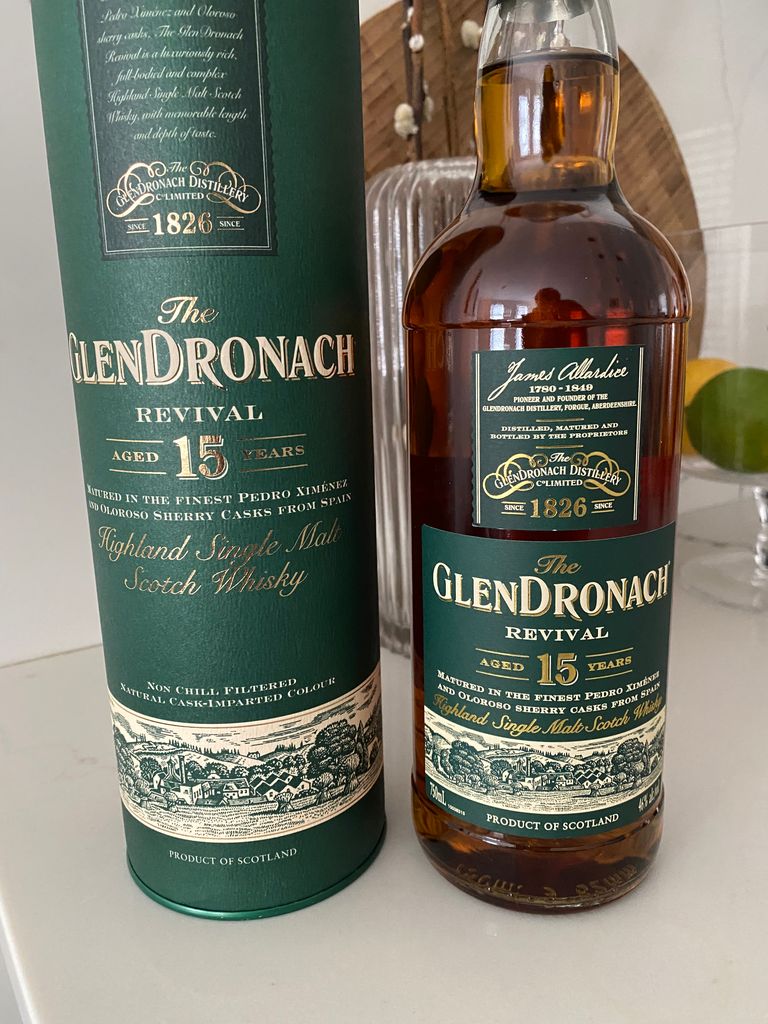 2019 Glendronach 15 Year Old Revival (new version 2018+) Single Malt ...