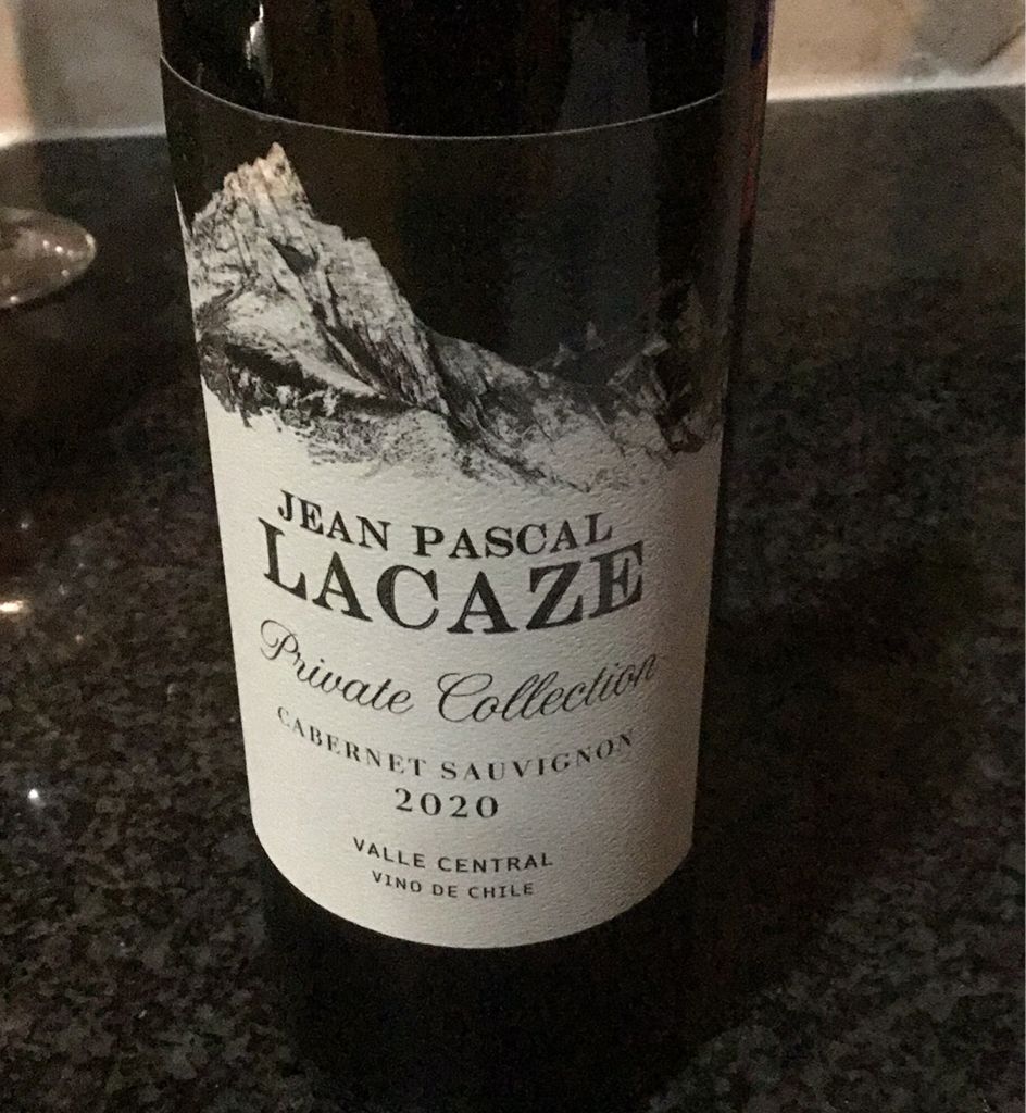 2020 Jean-Pascal Lacaze Cabernet Sauvignon Private Collection, Chile ...