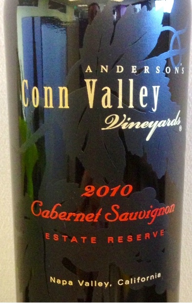 2010 Anderson's Conn Valley Vineyards Cabernet Sauvignon Estate Reserve ...