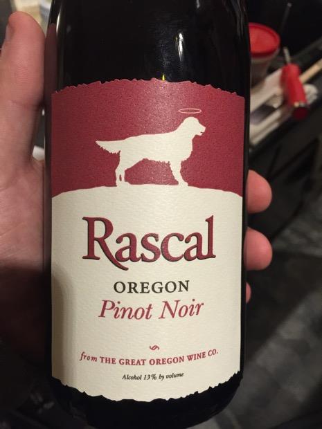 2011 The Great Oregon Wine Company Pinot Noir Rascal, USA, Oregon ...
