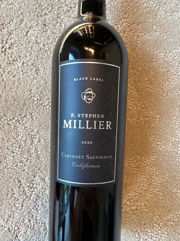2020 F. Stephen Millier Cabernet Sauvignon, USA, California, Central ...