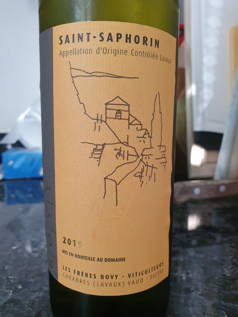 2018 Domaine Bovy Saint-Saphorin Valdensis, Switzerland, Vaud, Lavaux ...