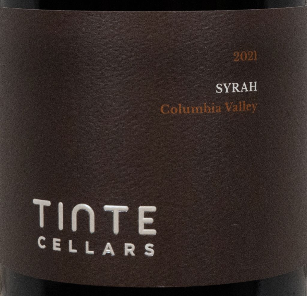 2022 Tinte Cellars Syrah, USA, Washington, Columbia Valley - CellarTracker