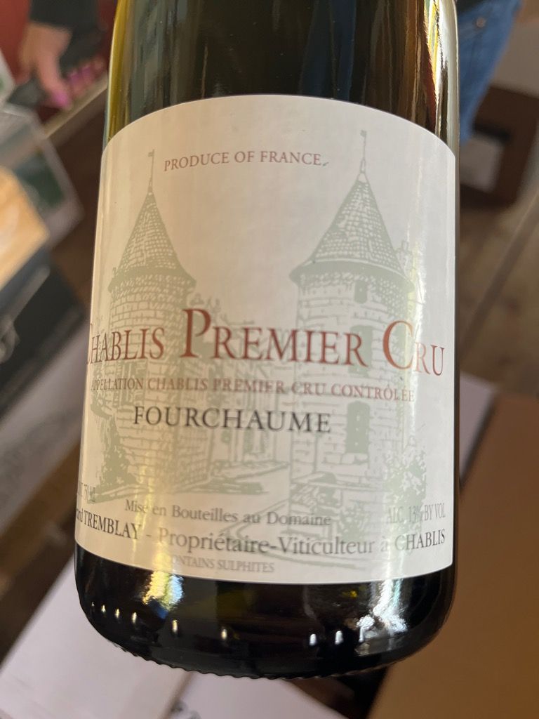 2021 Gérard Tremblay Chablis 1er Cru Montmains, France, Burgundy ...