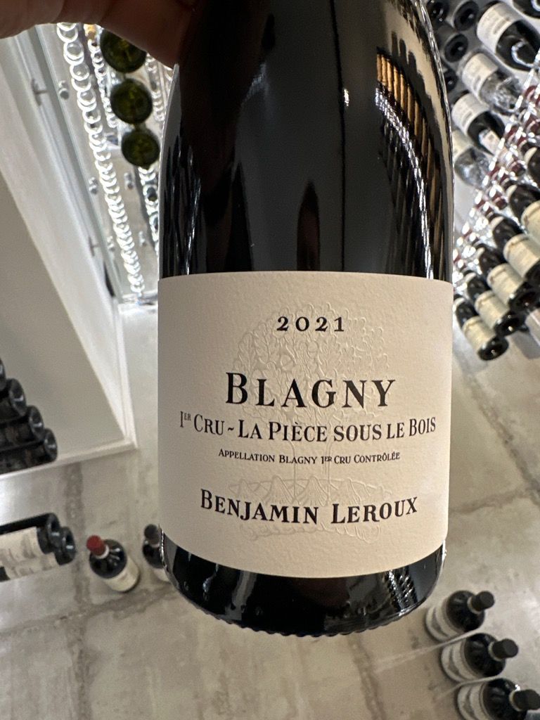 2021 Benjamin Leroux Blagny 1er Cru La Pièce-sous-le-Bois Rouge, France ...