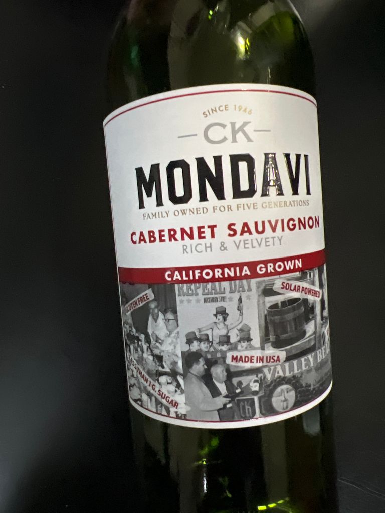 2022 CK Mondavi Cabernet Sauvignon, USA, California, Napa Valley, St ...