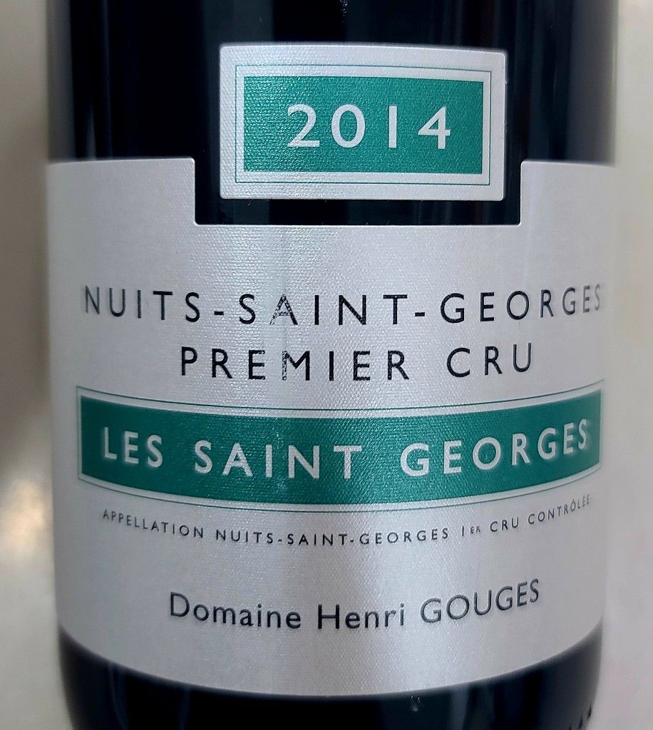 2014 Domaine Henri Gouges Nuits St. Georges 1er Cru Les Saint Georges ...