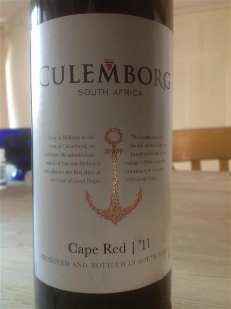 2011 Culemborg (DGB), South Africa, Western Cape - CellarTracker