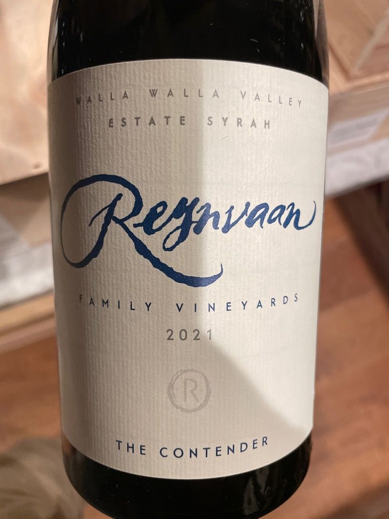 2021 Reynvaan Family Vineyards Syrah The Contender, USA, Washington ...