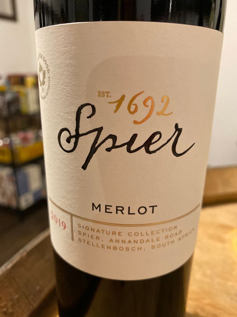 2020 Spier Merlot Anno 1692, South Africa, Western Cape - CellarTracker
