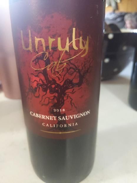 2018 Unruly Wine Cellars Cabernet Sauvignon, USA, California ...