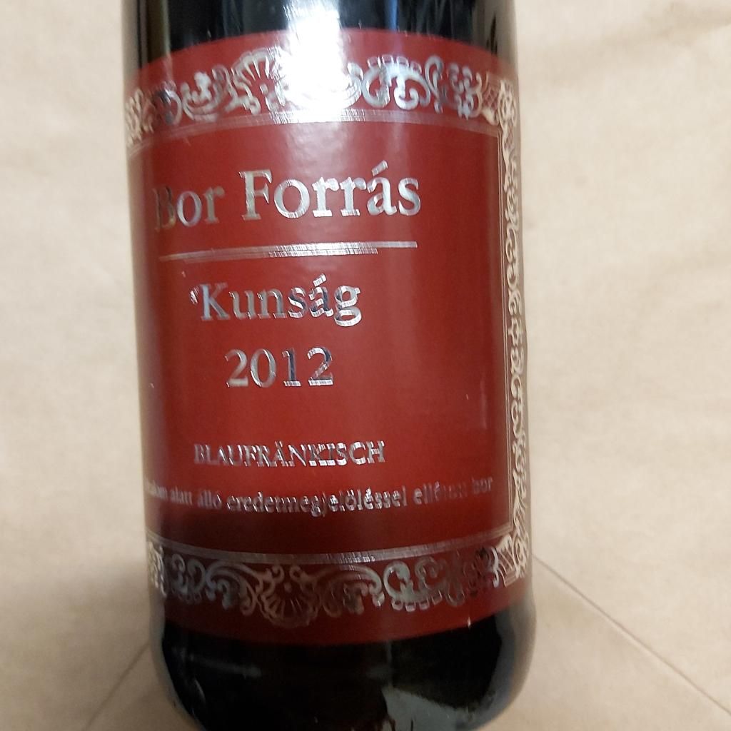 2012 Bor Forrás Kunsag, Hungary, Duna, Kunsag - CellarTracker