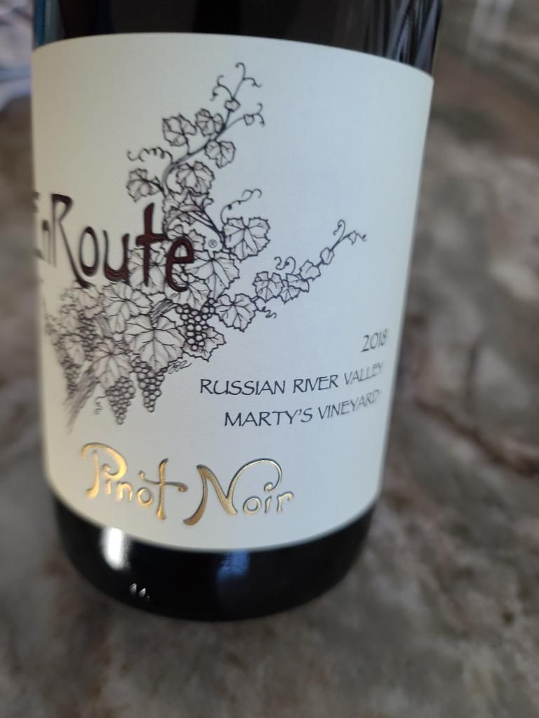 2018 EnRoute Pinot Noir Marty's Vineyard, USA, California, Sonoma ...