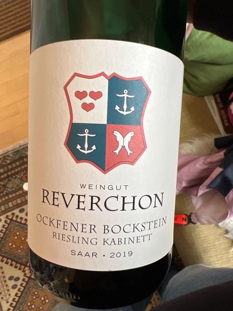 2019 Weingut Reverchon Ockfener Bockstein Riesling Kabinett feinherb, Germany, Mosel Saar Ruwer ...