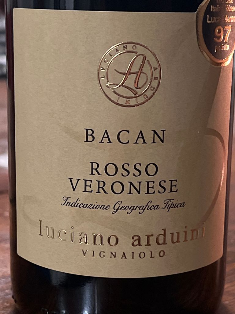 2019 Luciano Arduini Bacan Veronese IGT, Italy, Veneto, Veronese IGT ...
