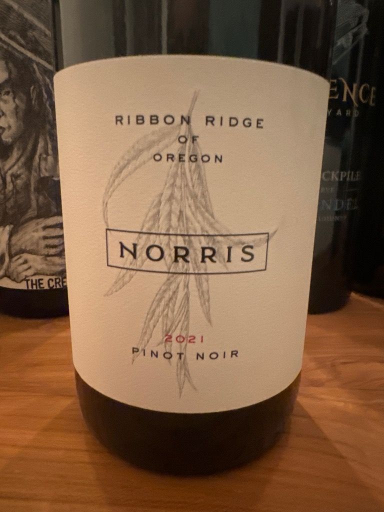 2021 Norris Estate White Pinot Noir Norris McKinley Vineyard, USA ...