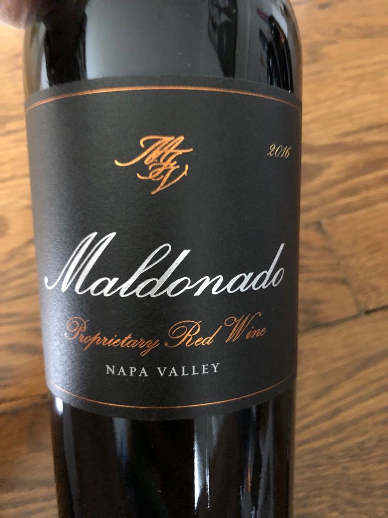 2016 Maldonado Proprietary Red, USA, California, Napa Valley ...
