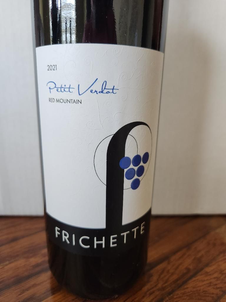2021 Frichette Petit Verdot, USA, Washington, Columbia Valley, Red ...