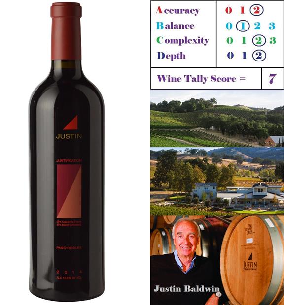 2014 Justin Vineyards & Winery Justification, USA, California, Central ...