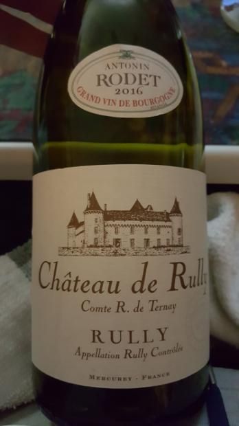2016 Château de Rully Rully 1er Cru Blanc, France, Burgundy, Côte ...