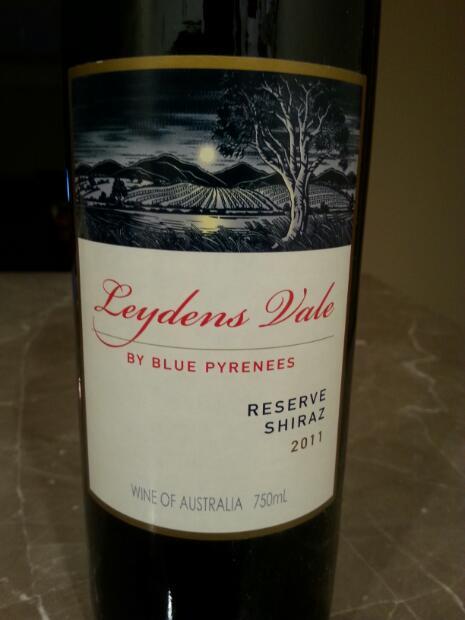 2012 Blue Pyrenees Estate Shiraz Reserve Leydens Vale, Australia ...