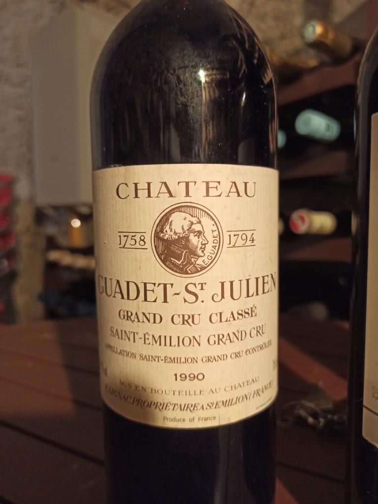 1990 Château Guadet-St. Julien, France, Bordeaux, Libournais, St ...