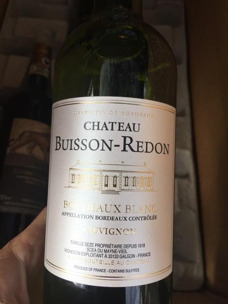 2015 Château Buisson-Redon Bordeaux Blanc, France, Bordeaux - CellarTracker
