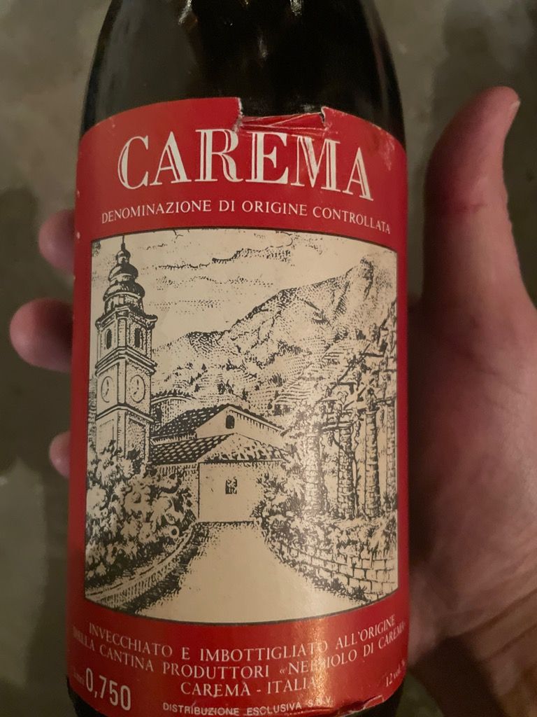 1978 Cantina dei Produttori Nebbiolo di Carema Carema Red Label, Italy, Piedmont, Northern ...