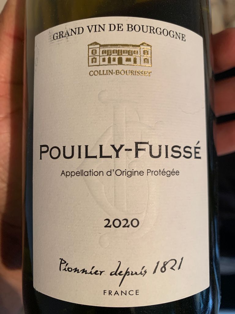2021 Collin-Bourisset Pouilly-Fuissé Rive Droite, France, Burgundy ...