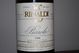 1990 Giuseppe Rinaldi Barolo Riserva Brunate, Italy, Piedmont, Langhe ...