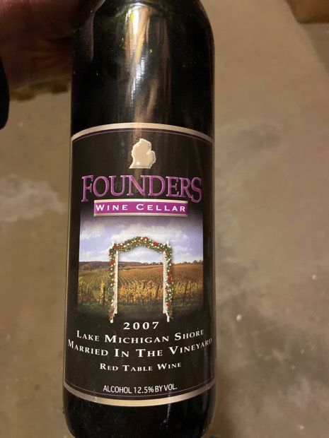 2007 Baroda Founders Wine Cellar Married in the Vineyard, USA, Michigan ...