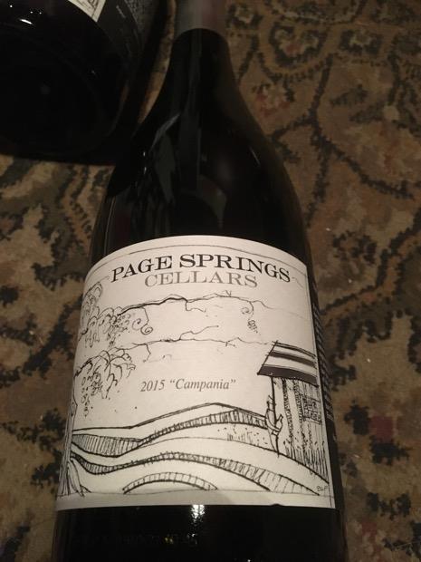 2015 Page Springs Cellars Campania, USA, Arizona, Cochise County ...