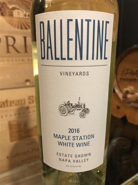 2016 Ballentine Vineyards White Maple Station, USA, California, Napa ...