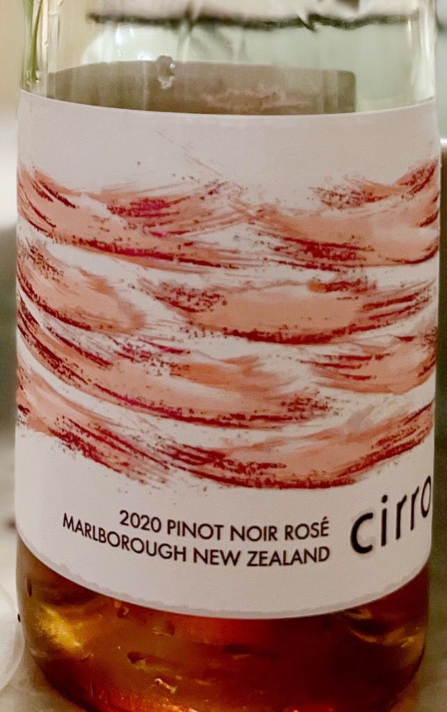 2020 Cirro Pinot Noir Rosé, New Zealand, South Island, Marlborough ...