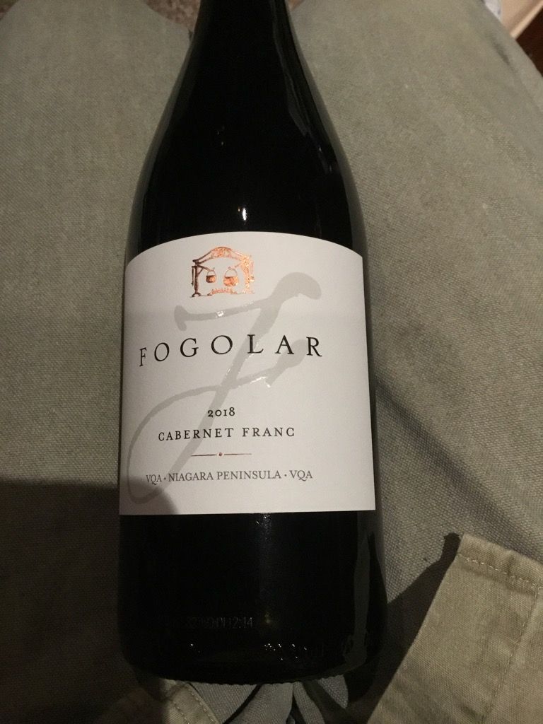 2019 Fogolar Cabernet Franc, Canada, Ontario, Niagara Peninsula ...