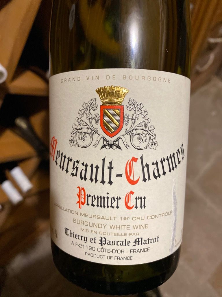 2018 Domaine Matrot Meursault-Blagny 1er Cru La Pièce-sous-le-Bois ...